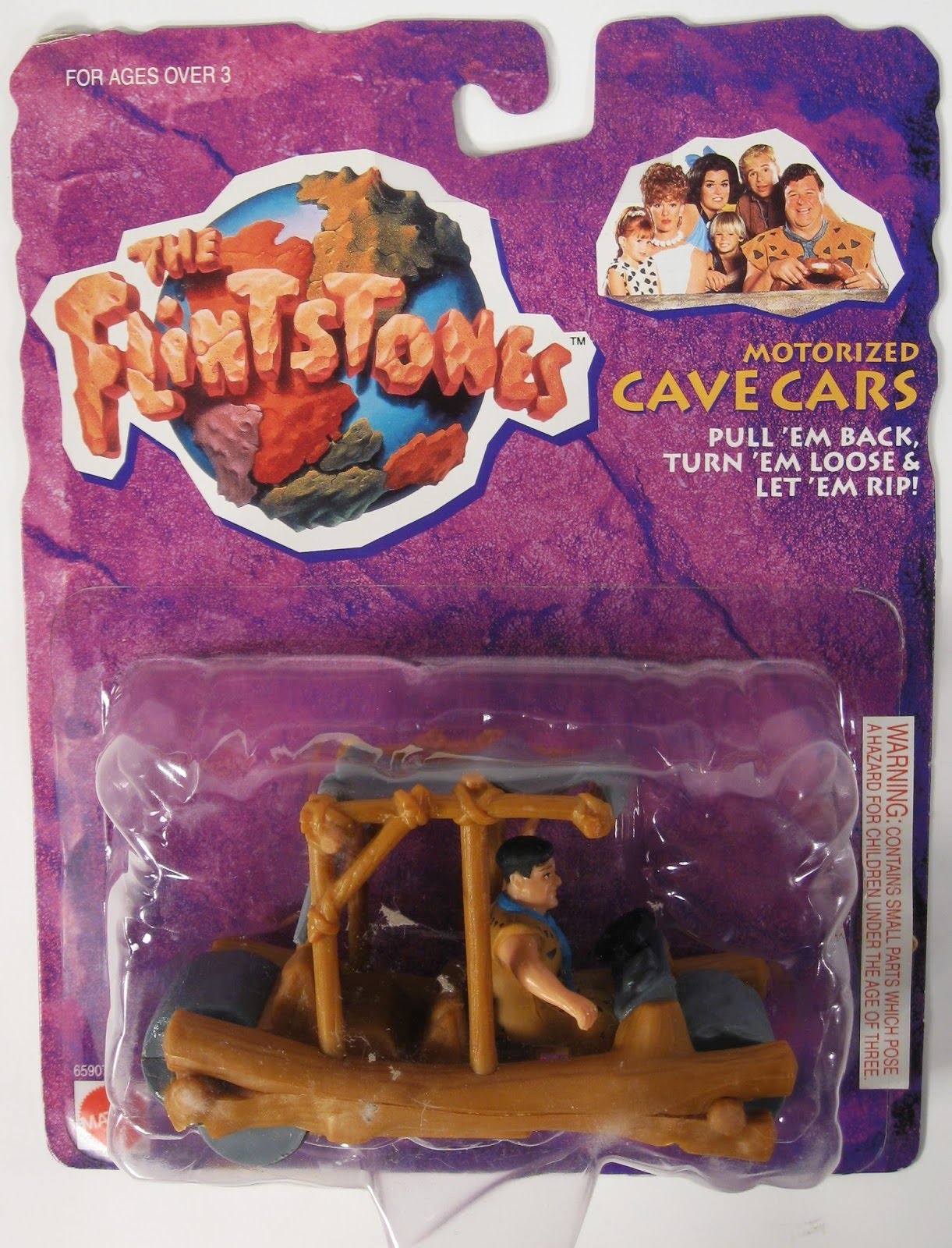 Toys and Stuff: Mattel The Flintstones Motorized Cave Cars #65907 The ...