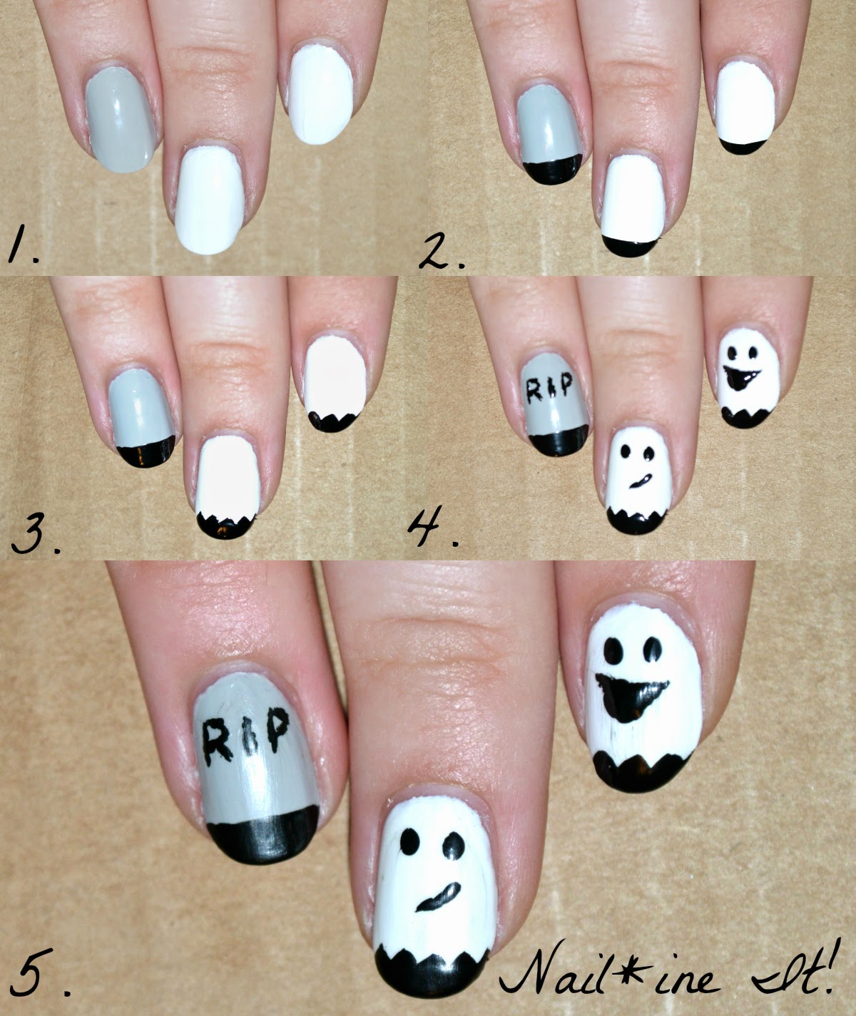 Nail*ine It!: Ghosts, & Tombstones, & Tutorials, Oh My!