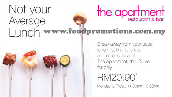 Food Street: The Apartment @ The Curve Lunch Promotion