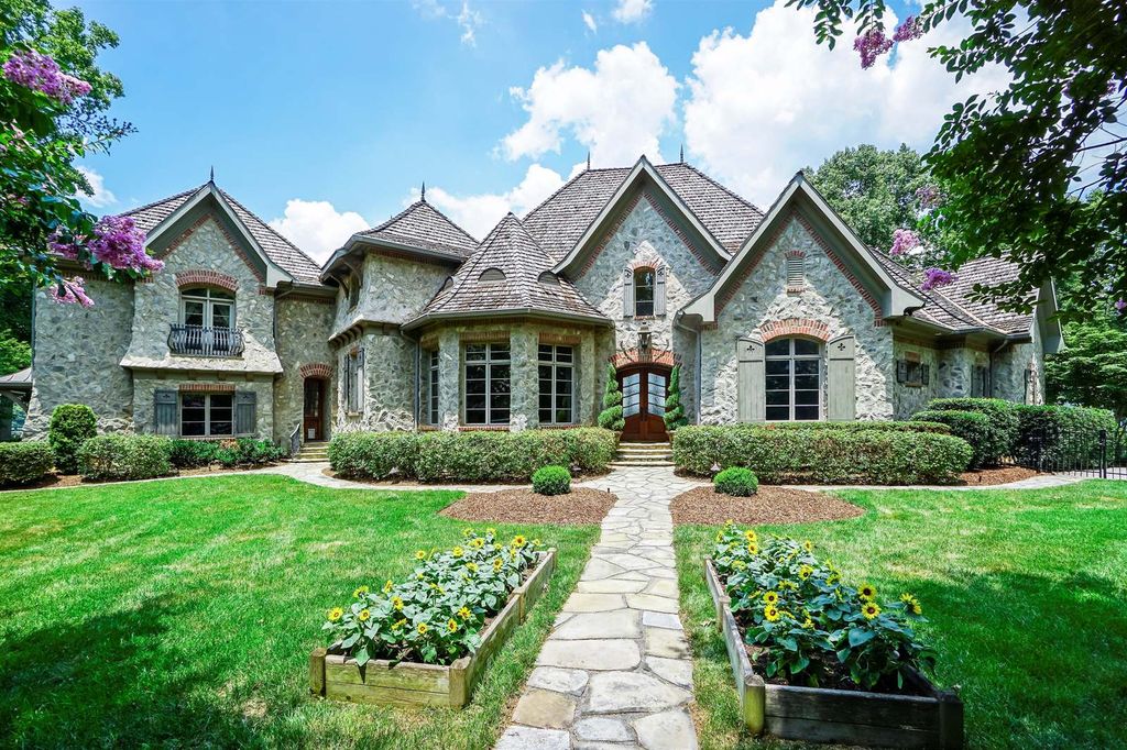9,000 Square Foot Lakefront Stone Mansion In Mooresville, NC | THE ...