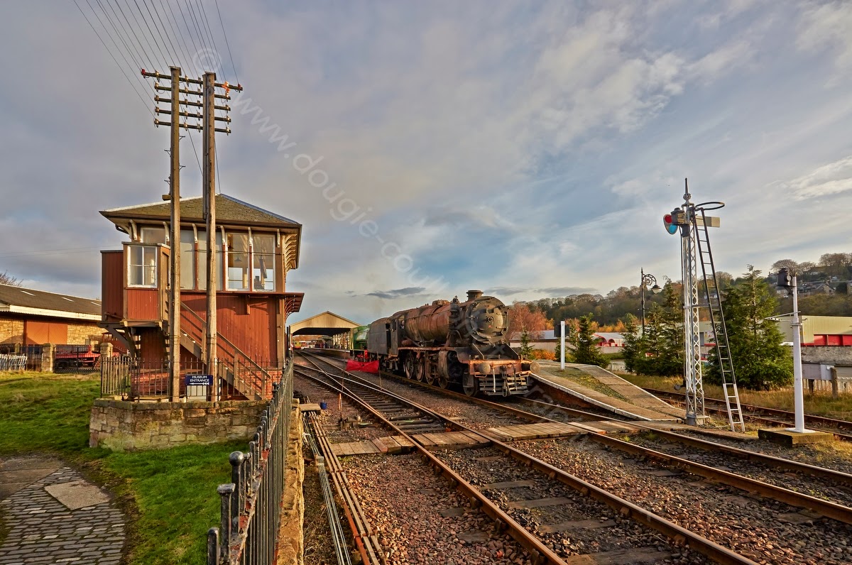 Dougie Coull Photography: Turkish 8F Steam Locomotive - 45170 - at Bo'ness