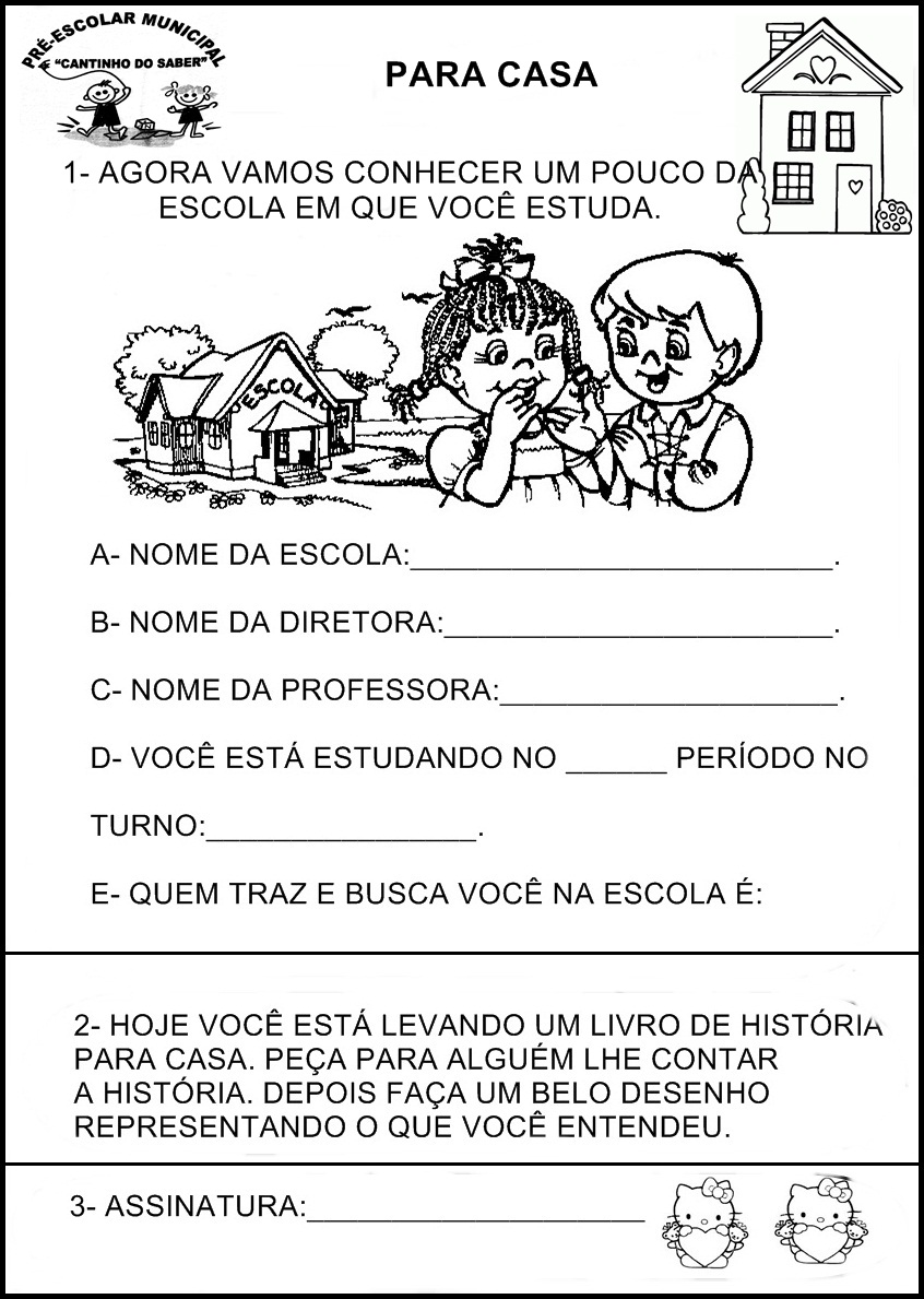 Pequenos Grandes Pensantes.: Atividades do Início do Ano para Educação ...
