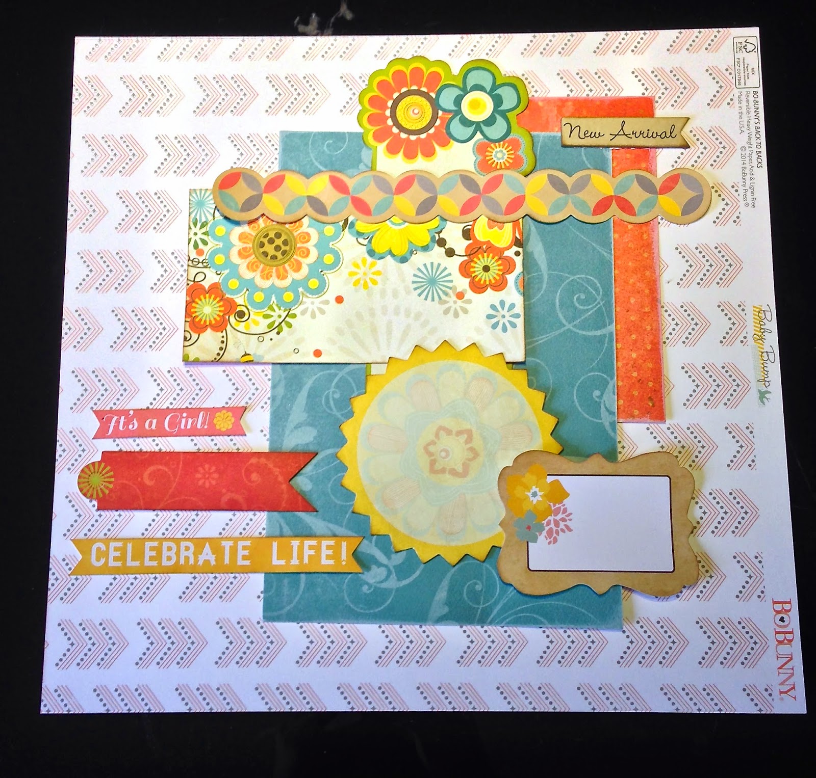 FotoBella: Baby Bump's Ephemera Layout Tutorial