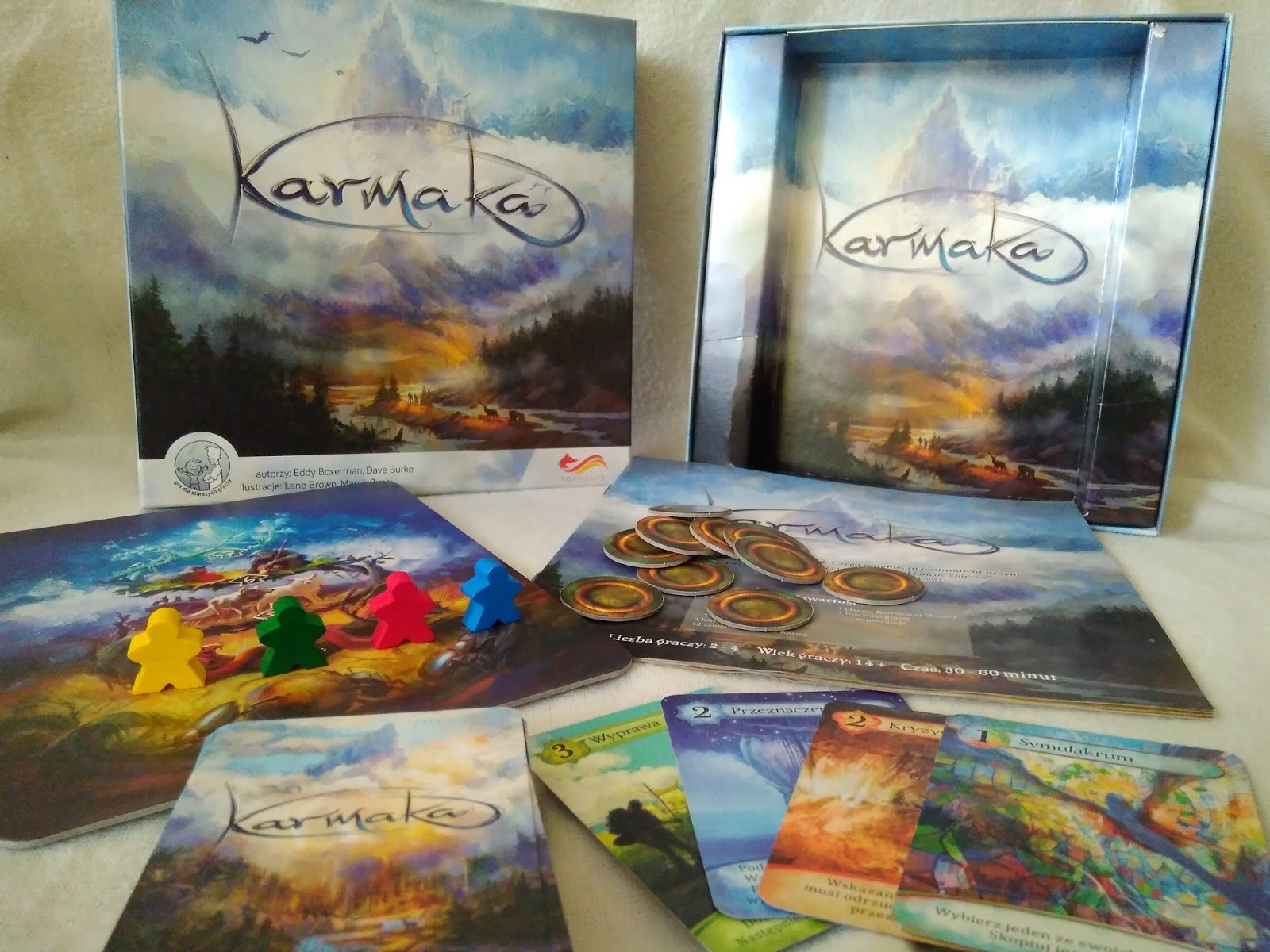 Zasady dynamiki Newtona, a karma - recenzja gry Karmaka ~ Sterta Gier