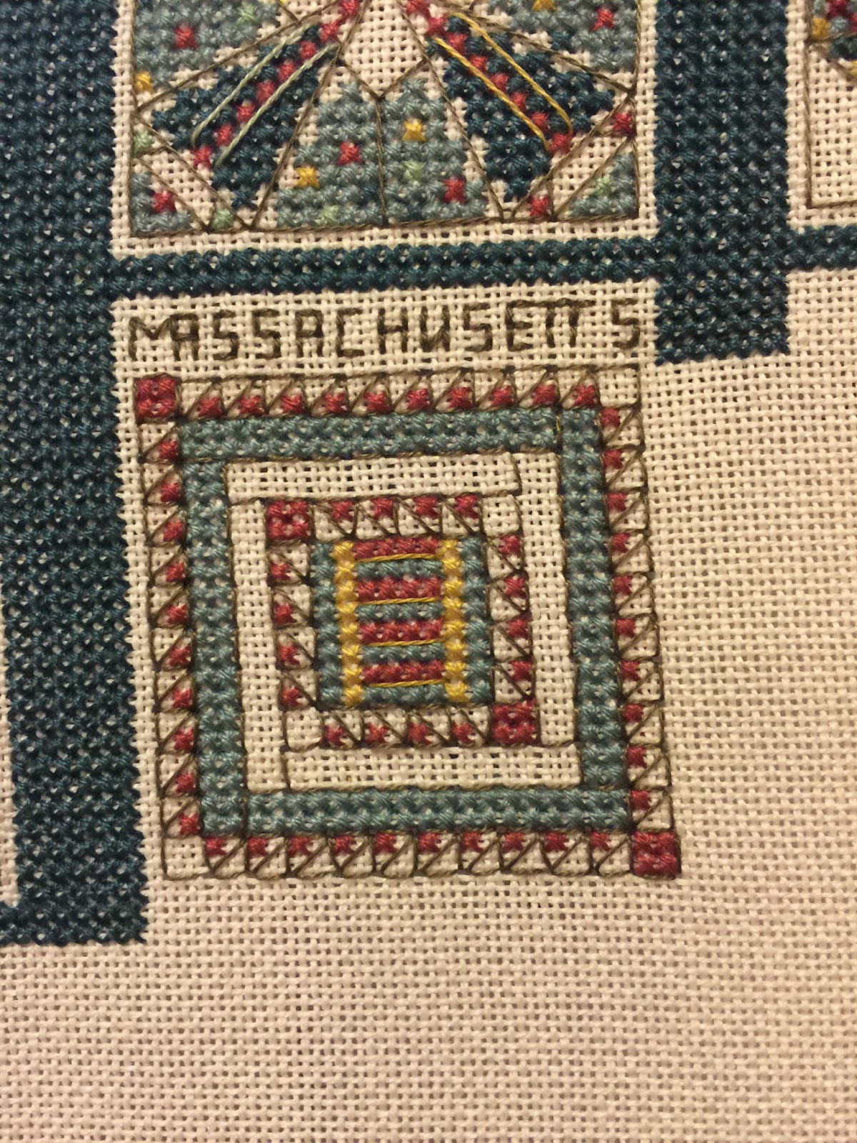 Just A Little Stitchin': American Flag Quilt Sampler