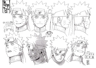 Naruto-Expo: Model sheet ou Settei Naruto (1)