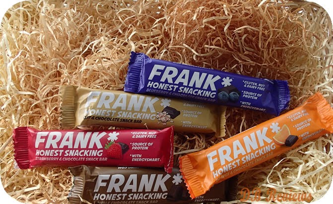 Frank* Honest Snacking - Gluten and Dairy free Vegan Bars - DB Reviews ...
