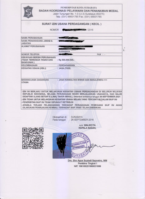 Biro Jasa Perijinan Surabaya: Pengertian SIUP ( Surat Izin Usaha ...