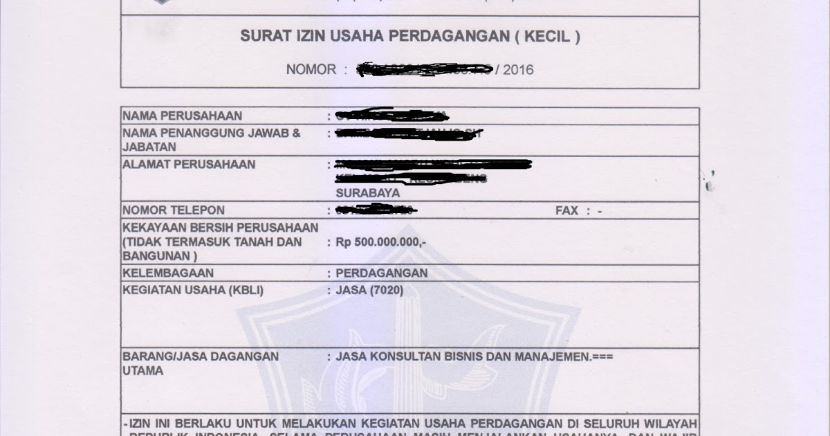 Biro Jasa Perijinan Surabaya: Pengertian SIUP ( Surat Izin Usaha ...