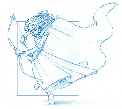 Just a Doodlin' - The Art of Michael McCabe: Merida Running - Disney ...