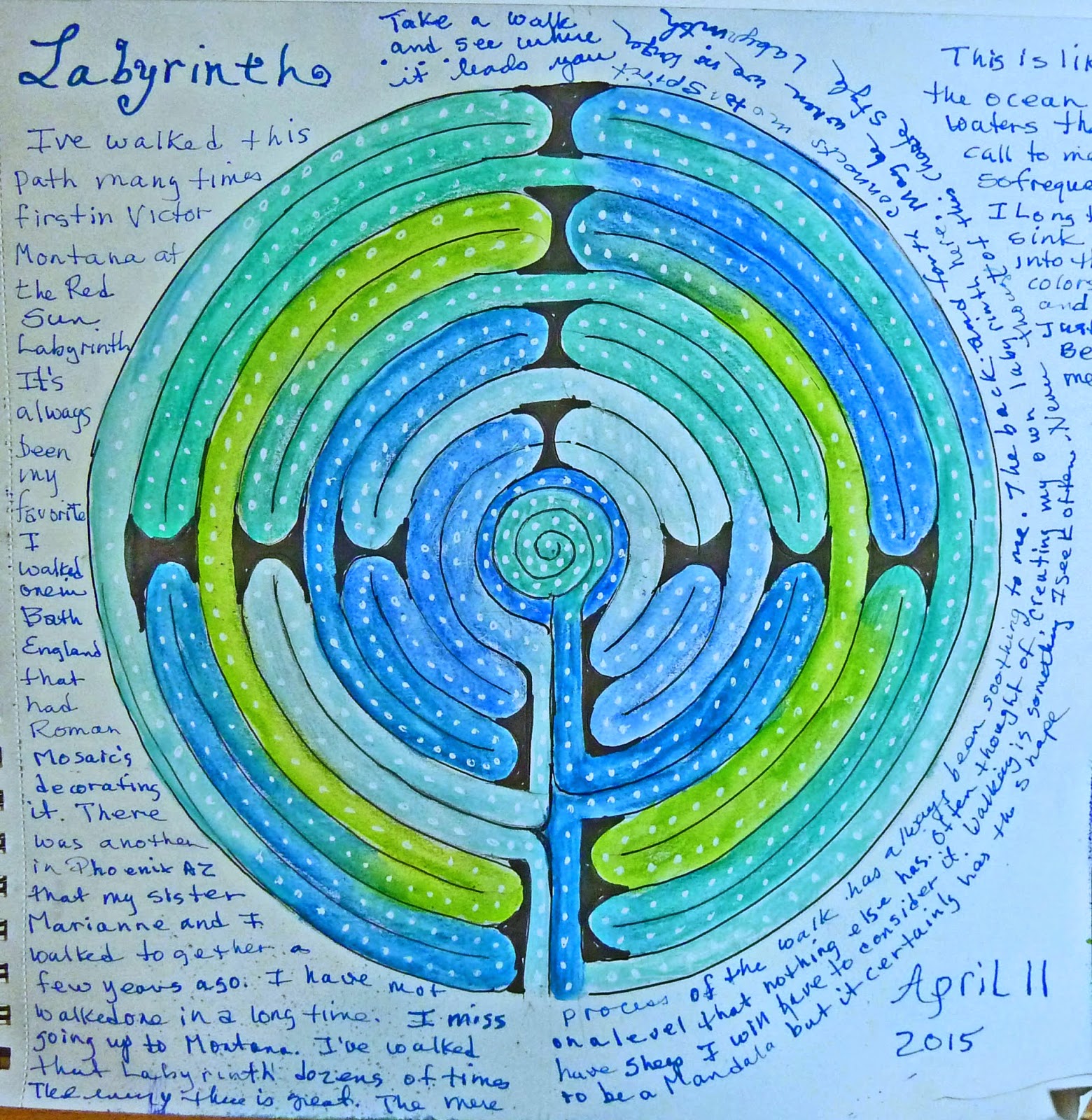 The Queen of Creativity: A Chartres Style Labyrinth