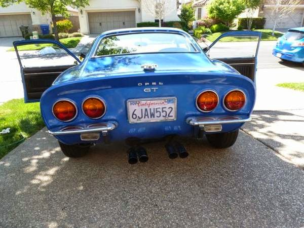 10k: Blue Opal: 1973 Opel GT - DailyTurismo