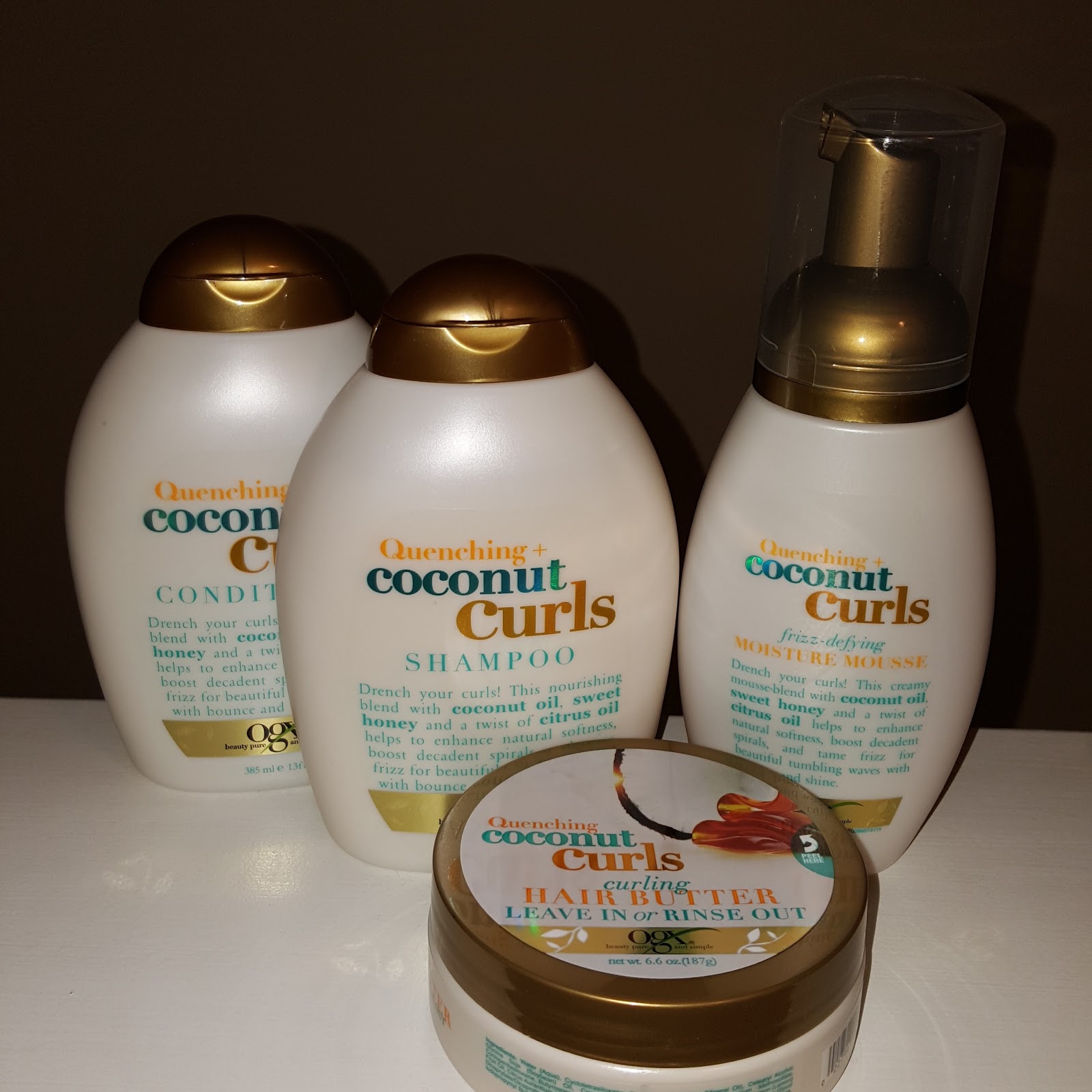 Leopard Lace and Cheesecake: Review: OGX Beauty Quenching Coconut Curls*