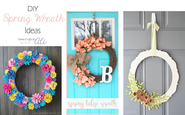 DIY Spring Wreath Ideas - Home Crafts by Ali
