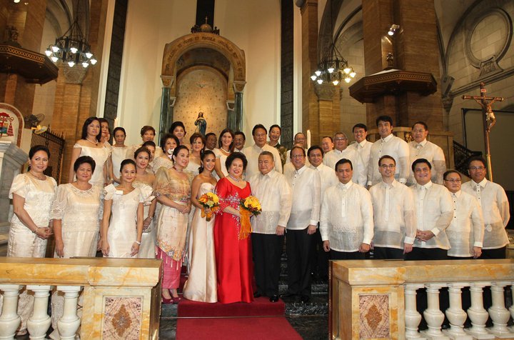 Miriam Defensor Santiago and her Husband Wedding (Pictures)