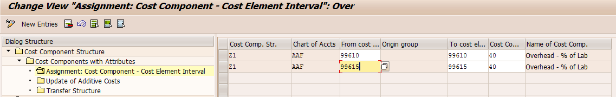 Sap Fico Central Basics Of Standard Costing Understanding The Cost Component Structure Part 3