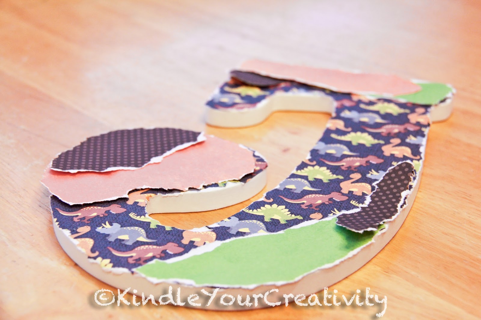 Kindle Your Creativity: DIY Mod Podge Letter