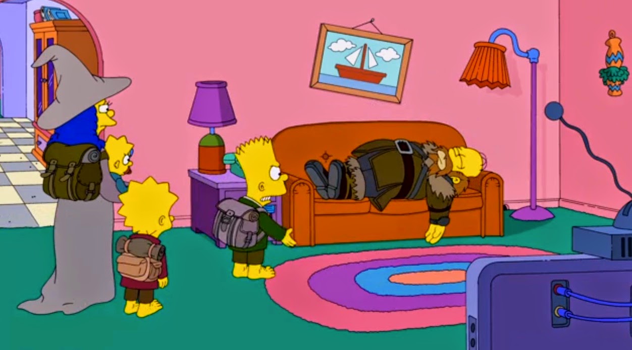 Bman's Movie/TV/Sports Blog: Memorable Simpsons Couch Gags