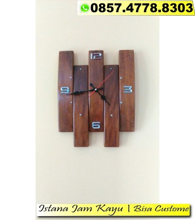 Jam Dinding Kayu Unik, Jam Dinding Kayu Custom, Jam Dinding Kayu Murah ...