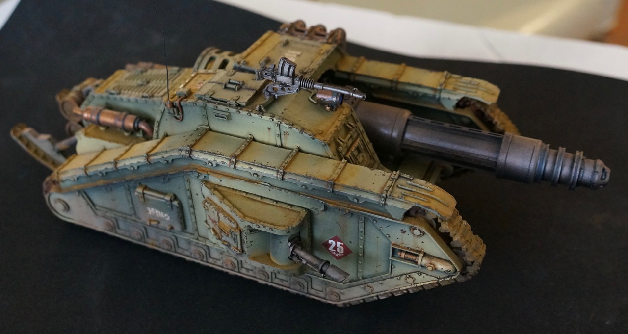 40k Hobby Blog: Upgrading Paint On Ancient Valdor Tank Hunter