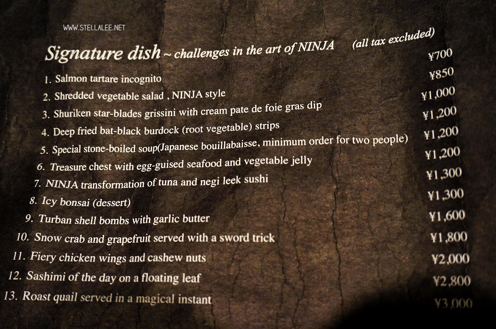 Ninja Akasaka Restaurant Review - Stella Lee ☆ Indonesia Beauty and ...