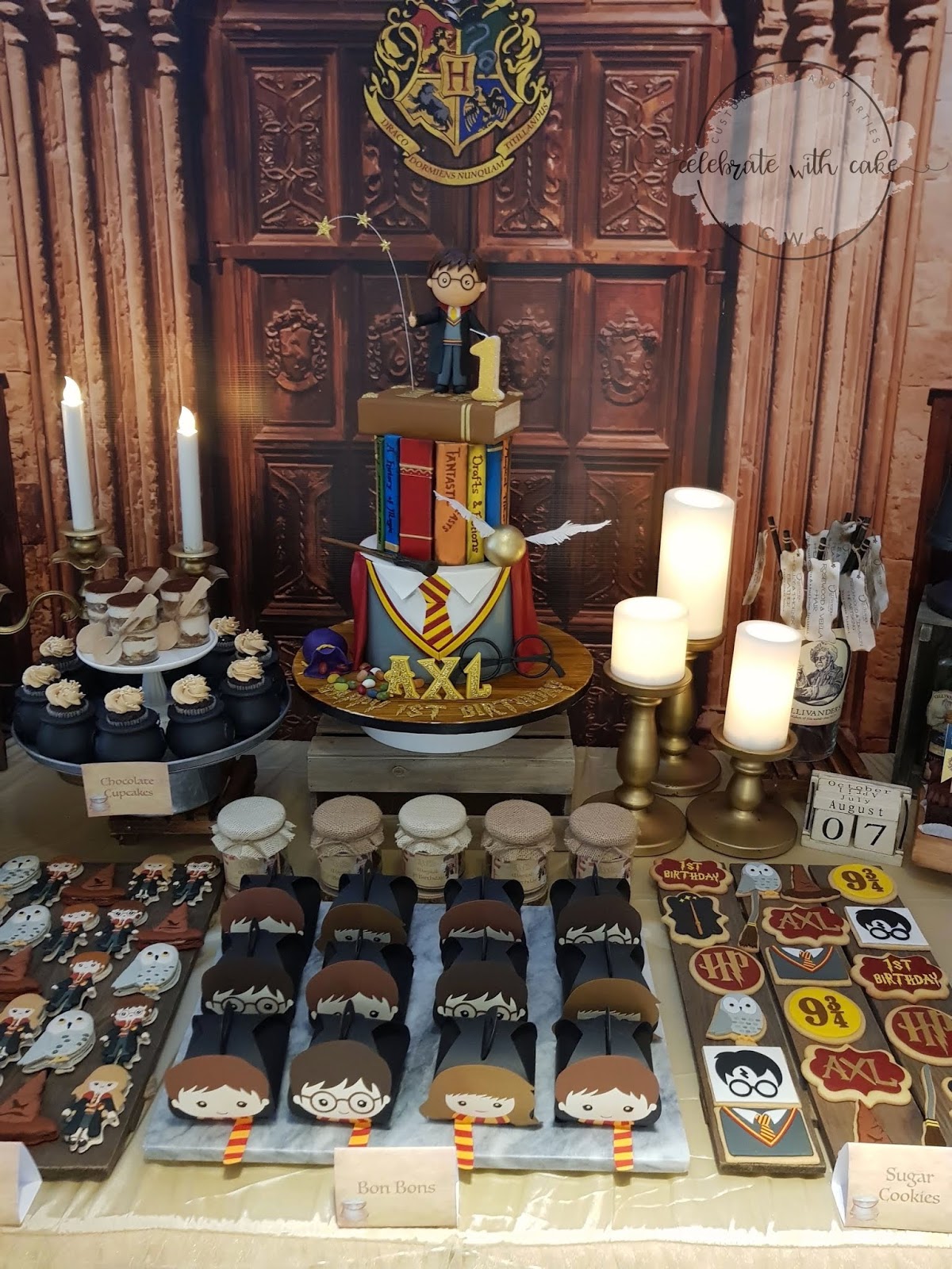 Celebrate with Cake!: Cute Harry Potter themed Set up