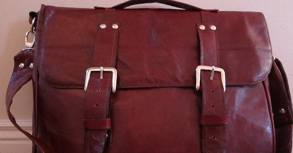 do it yourself divas: DIY: Leather Messenger Bag for Men