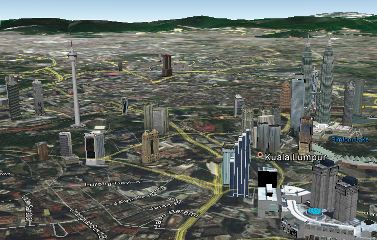 Nuarahman: Google Map 3D