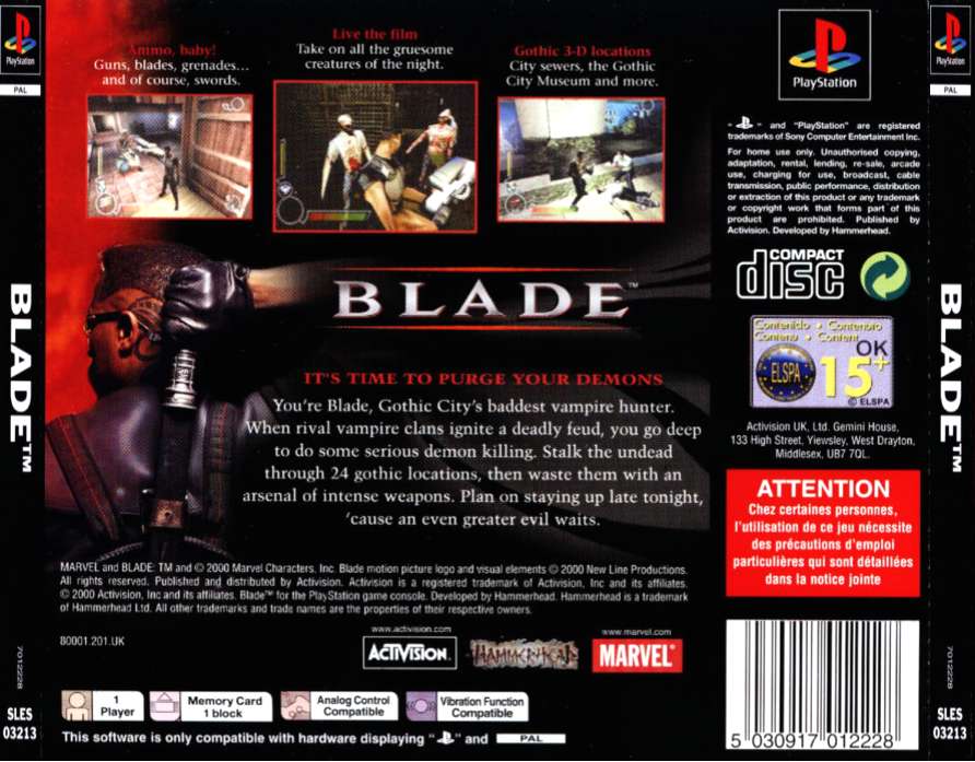 Blade Ps1 (PsOne) ~ 4IminGame