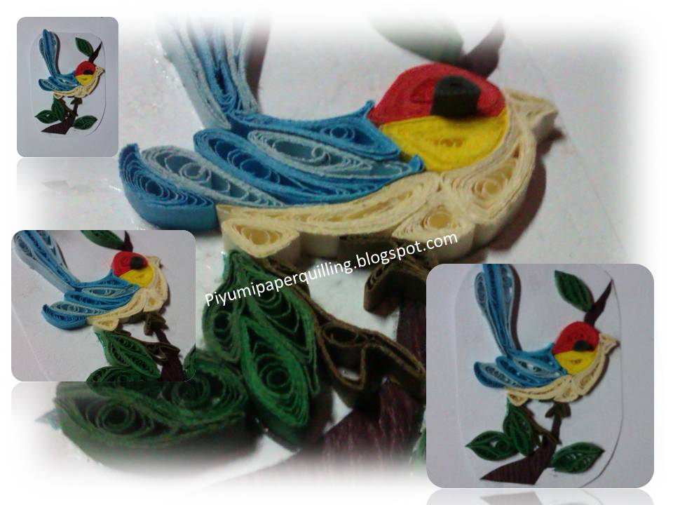 Piyumi paper quilling: Bird (paper quilling)