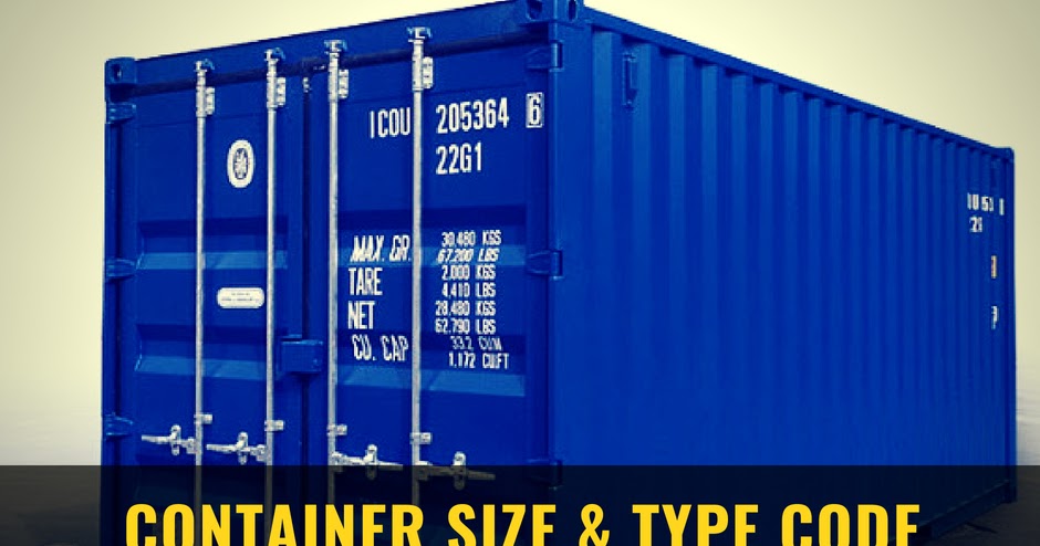 ขนาดและประเภทตู้สินค้า (Container Size and Type Code) - exim4U