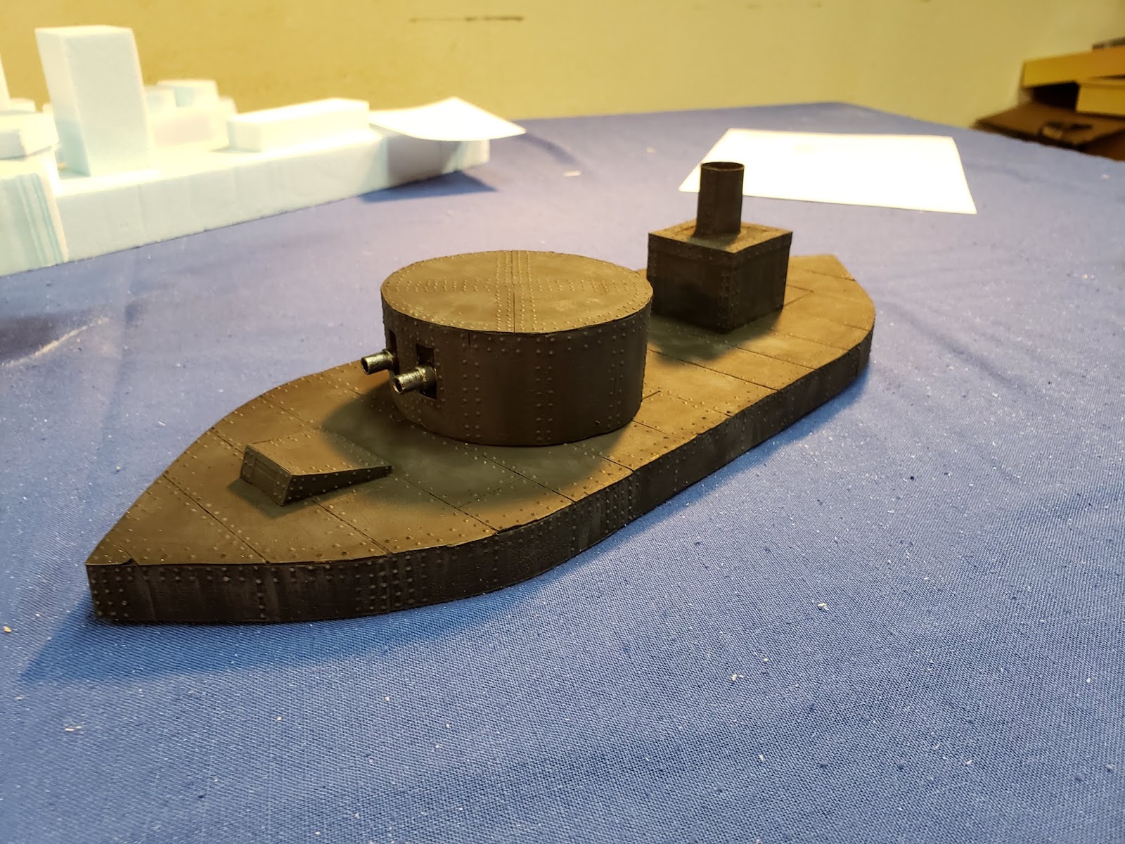 [TMP] "Scratchbuilt 28mm Union Ironclad" Topic