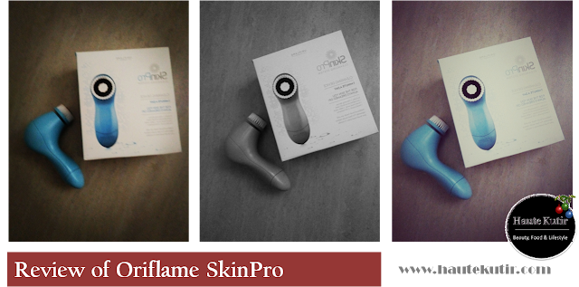 Oriflame Beauty SkinPro Facial Cleanser Device Review - Haute Kutir
