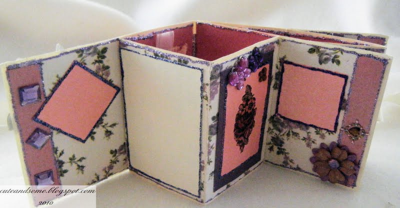 Cute and Some: I CALL IT A CARD!!! YOU MIGHT CALL IT A MINI BOOK!!!