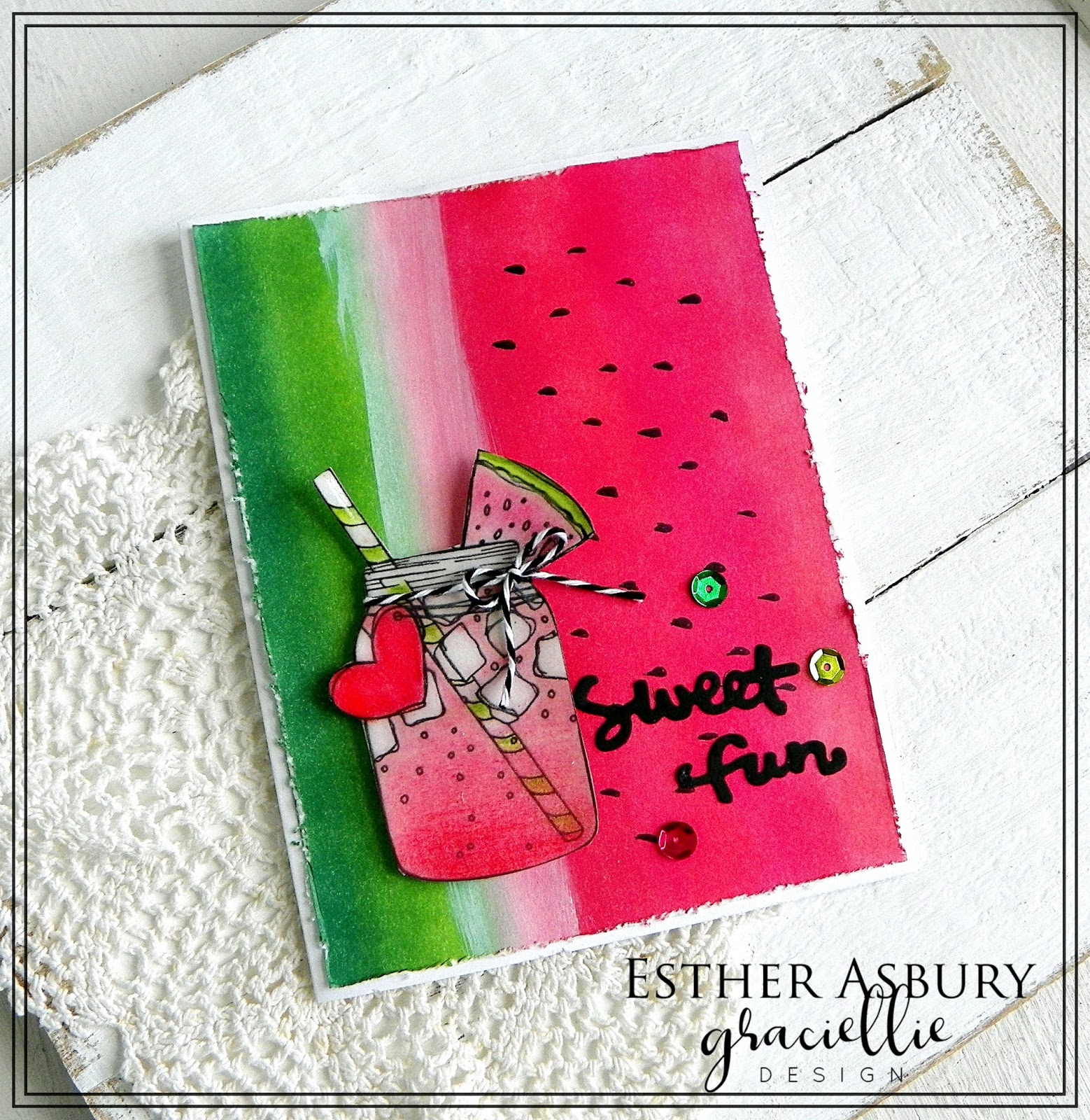 Shoregirl's Creations: Watermelon Cards