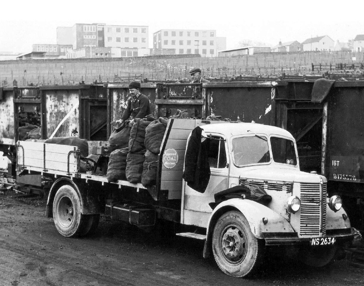 Tour Scotland: Old Photograph Coal Lorry Railway Station Thurso Scotland