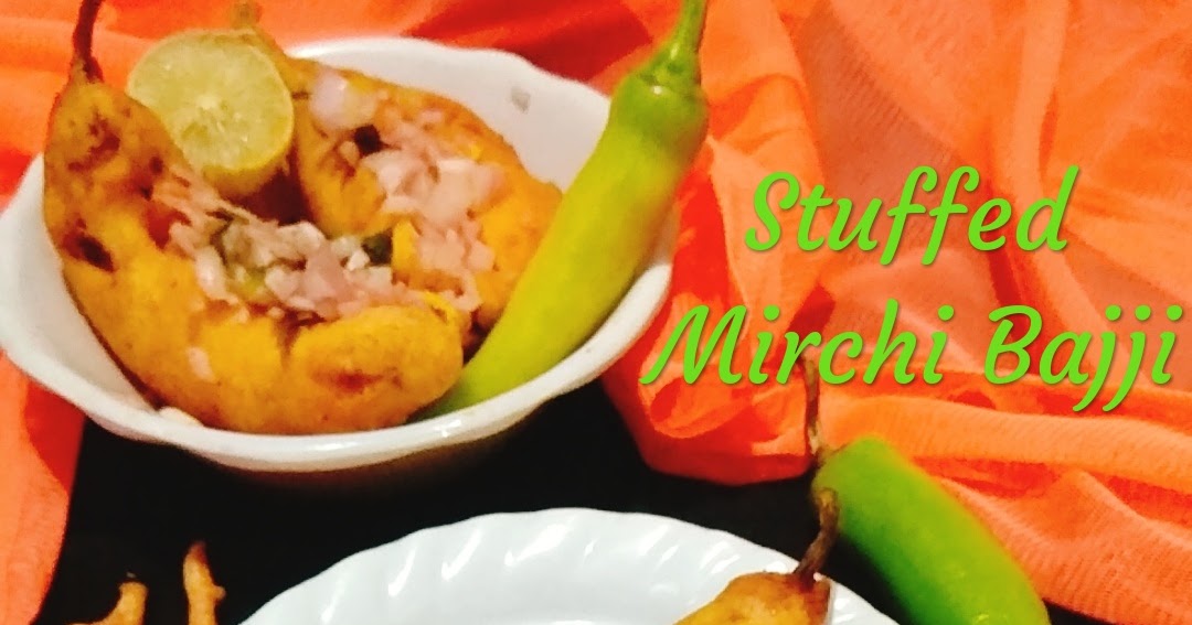 Vasusvegkitchen: Stuffed Mirchi Bajji, Mirapakaya bajji, Andhra style ...