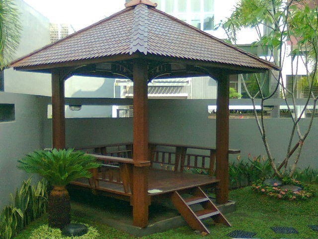 14 Model gazebo minimalis yang bisa jadi inspirasi anda