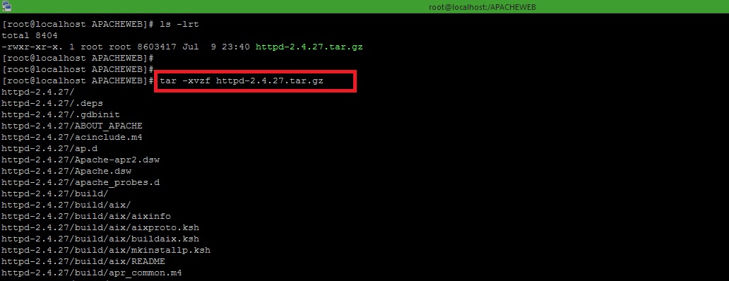 MiddlewareBox: How to Install Apache HTTP Server 2.4.27 Latest Version ...