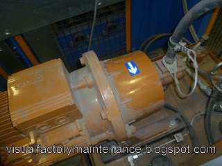 Visual Maintenance: Hydraulic pump / motor direction