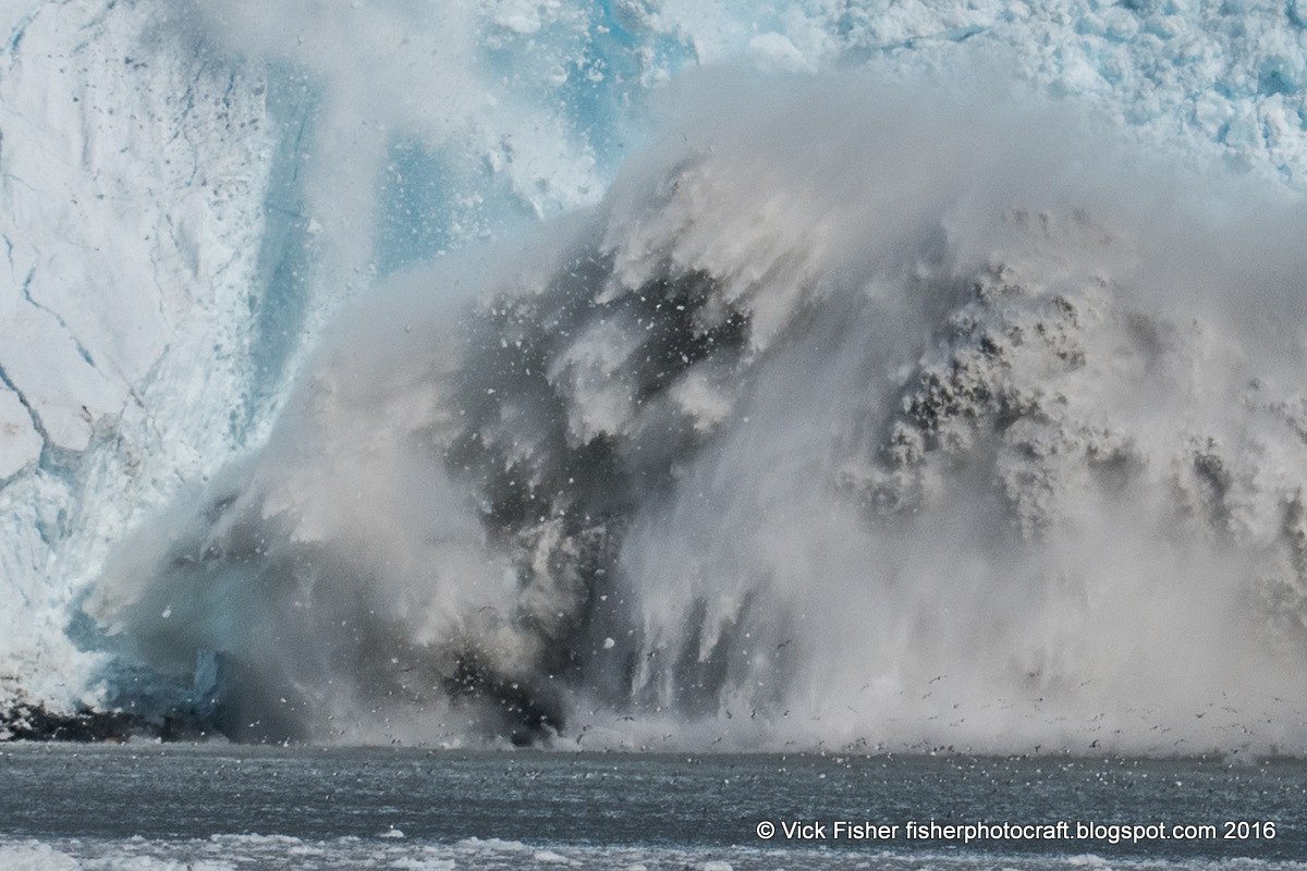 Vick and Jennifer's Travels: Thrilling Calving at Greenland's Eqip ...