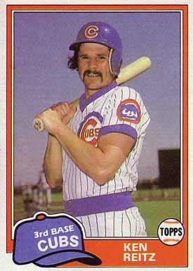 80's Cubs Cards: 1981 Topps Chicago Cubs Checklist