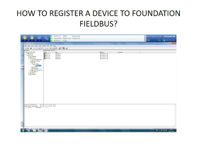 Yokogawa Centum VP - How to add FF devices in controller ...