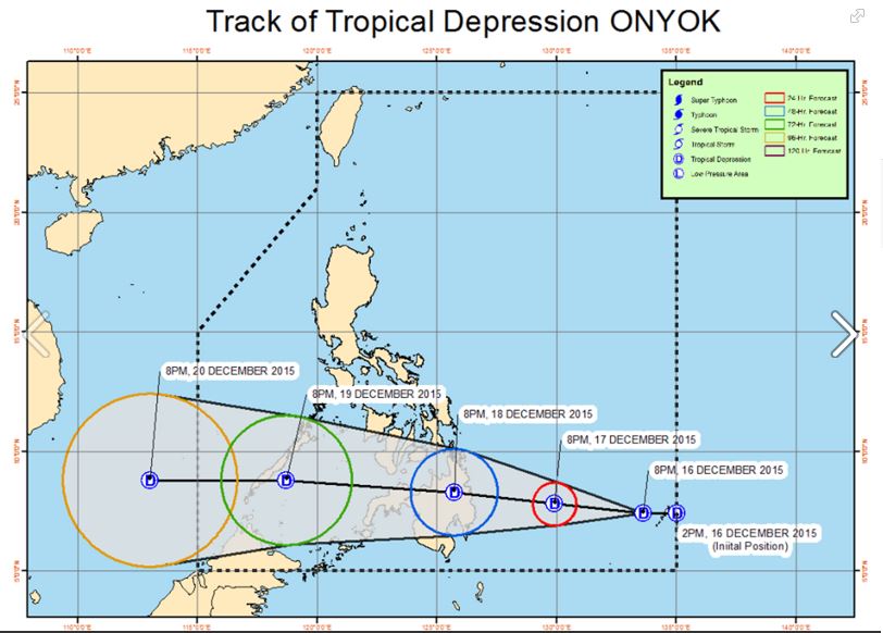 PAGASA: 'Bagyong Onyok' intensifies, threatens Mindanao
