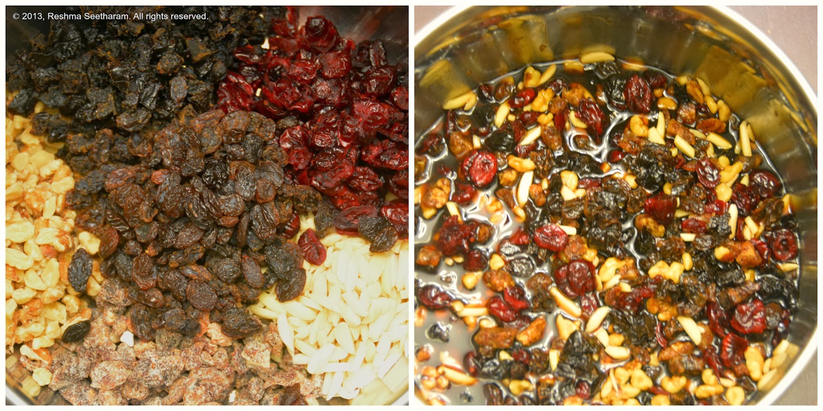 How to make a Christmas Rum Fruit Cake