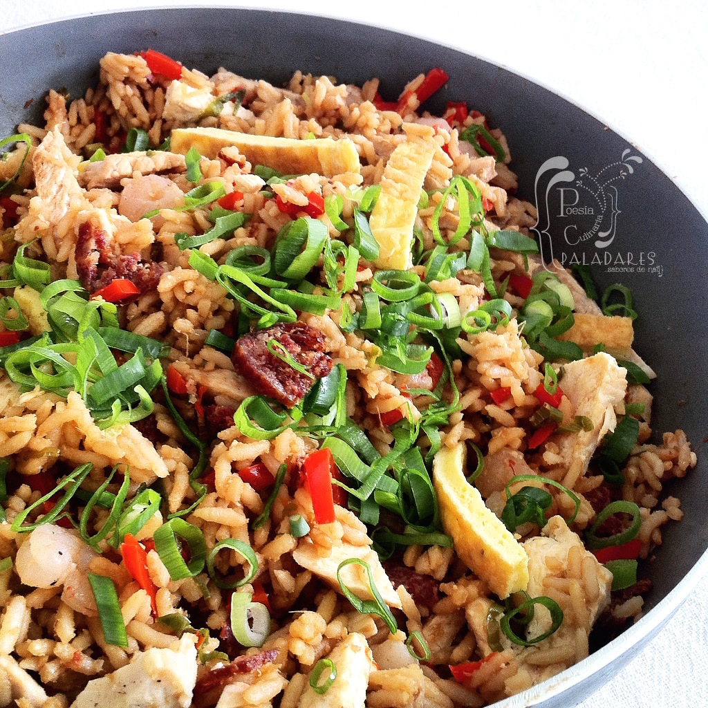 Poesía Culinaria . Sabores de Nati: Arroz chaufa peruano