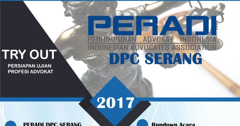 TRY OUT UPA GELOMBANG II PERADI ~ PERADI DPC SERANG