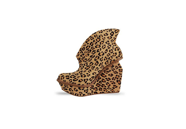 Motte Preorder: Jeffrey Campbell Xanadu Fur Apricot Cheetah Wedges