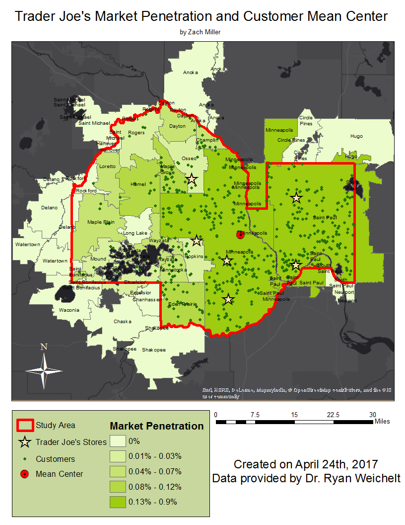 GEOG 352: Business Geographics: Assignment 4: Retail Site Selection for ...