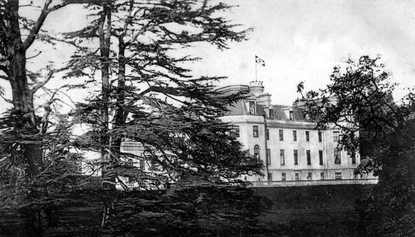 Tour Scotland: Old Photographs Gartmore House Scotland